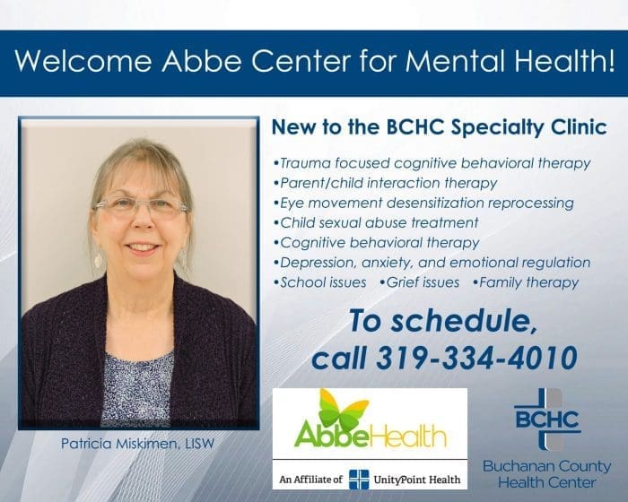 BCHC Specialty Clinic to offer Mental Health Services through Abbe Center for Community Mental ...
