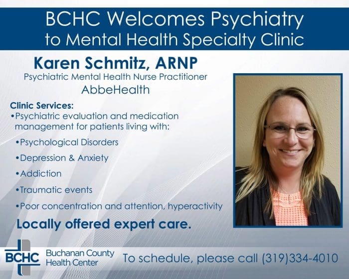 BCHC Expands Mental Health Specialty Clinic